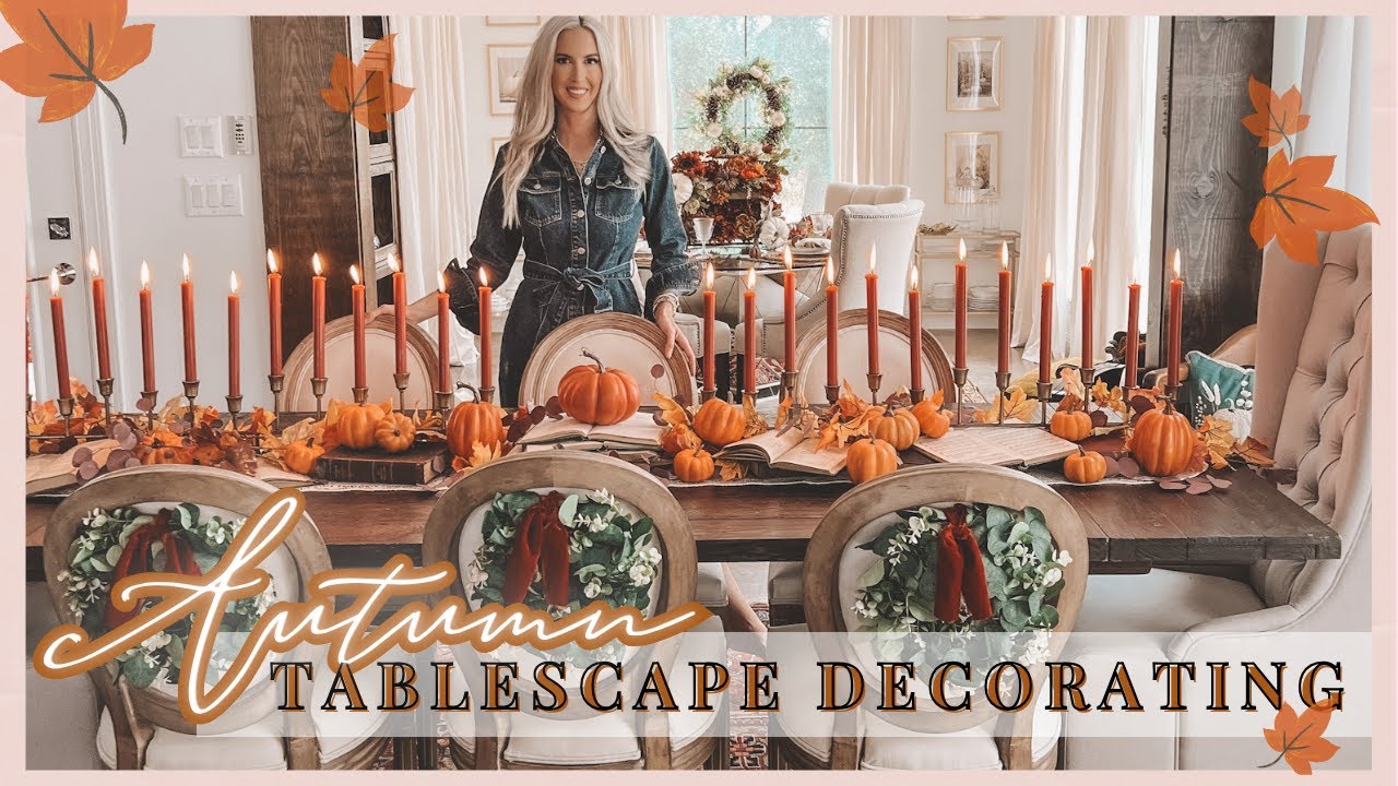 🍁Fall Decorate with me | 2023 Fall Decorating Ideas | Cozy Fall Dining ...