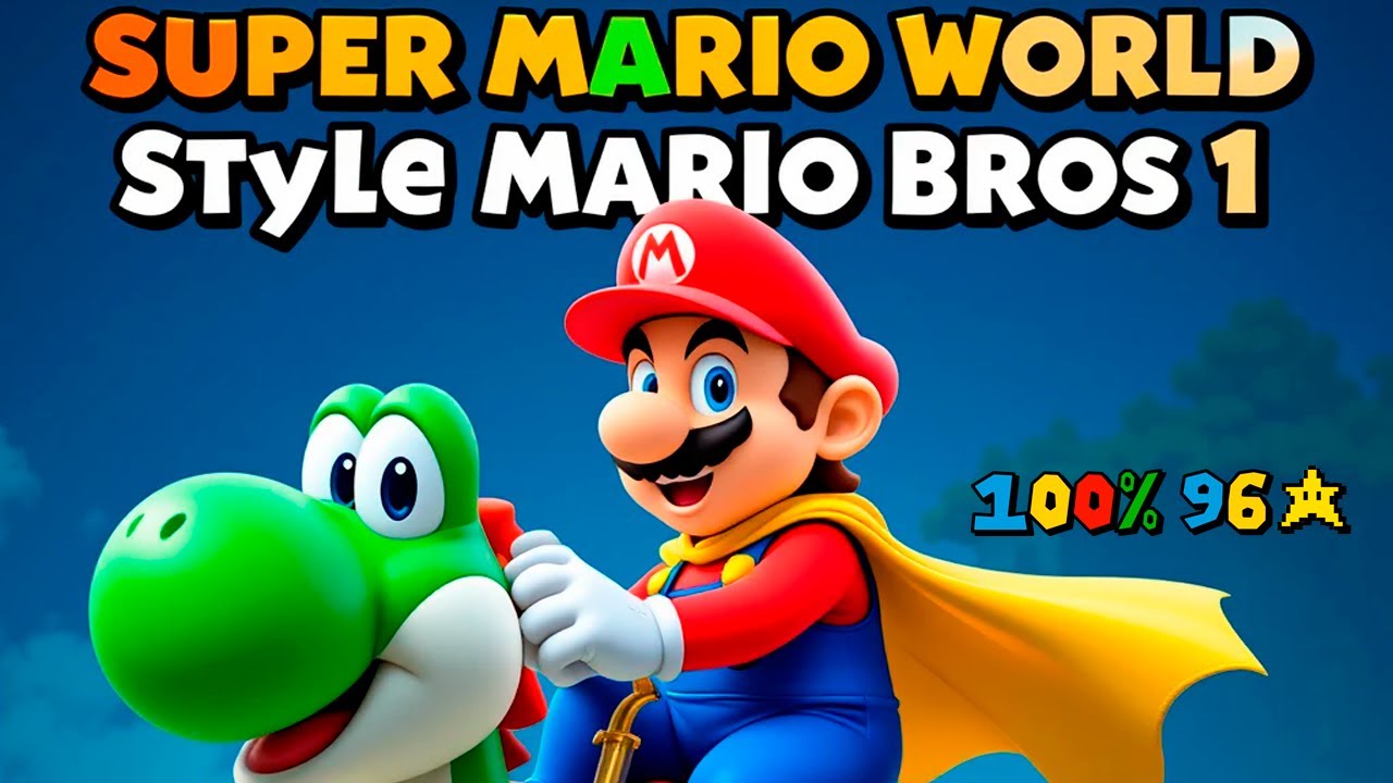 Super Mario World com Fases ESTILO SMB1! Nostalgia Pura! - YouTube