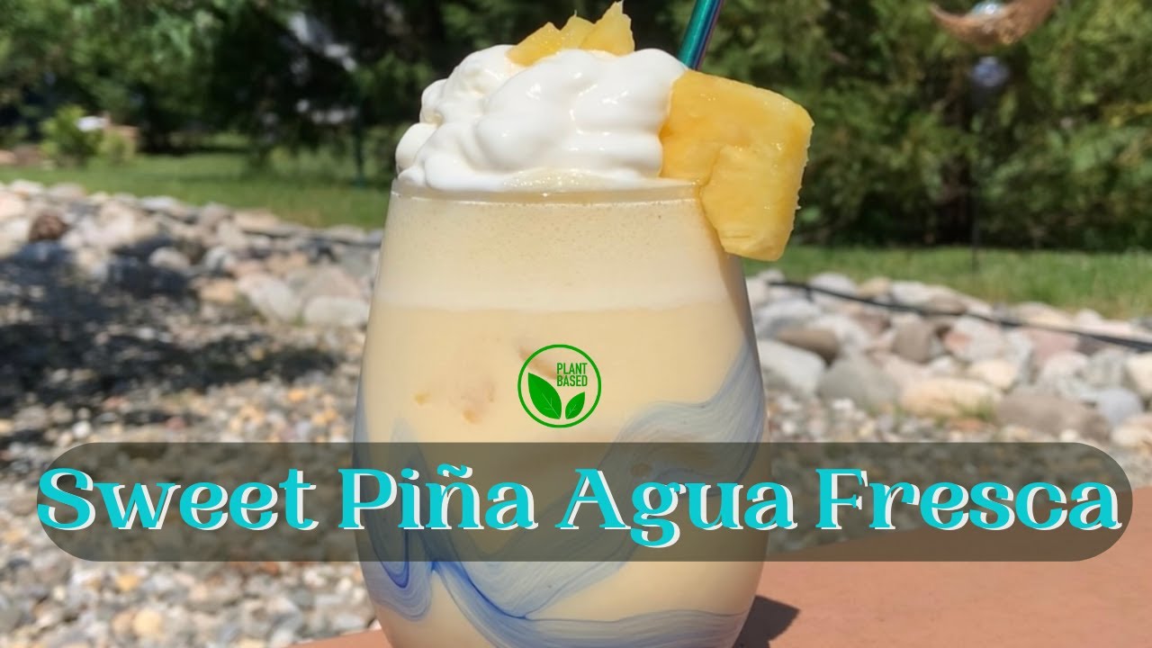 Piña Colada Agua Fresca - YouTube