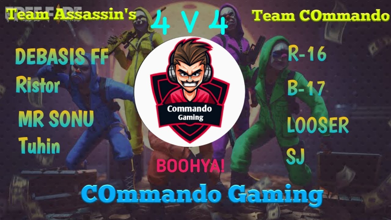 Friendly challenge 4 V 4 ..op gameplay Team COmmando Vs Team Assassin's ...
