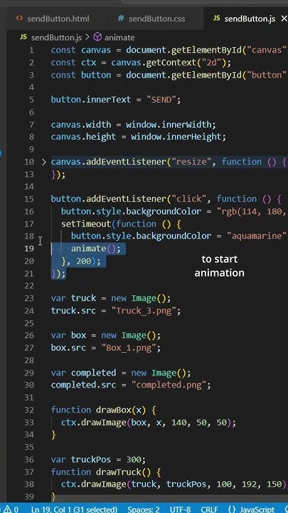 Send Button Animation | HTML | CSS | JavaScript #shorts - YouTube