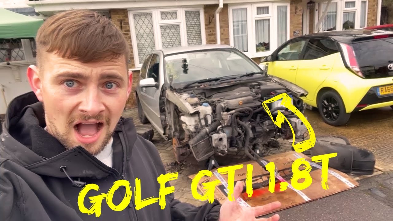 Golf GTI 1.8T Crash Damaged Rebuild Episode 1 - Complete Rebuild in One ...