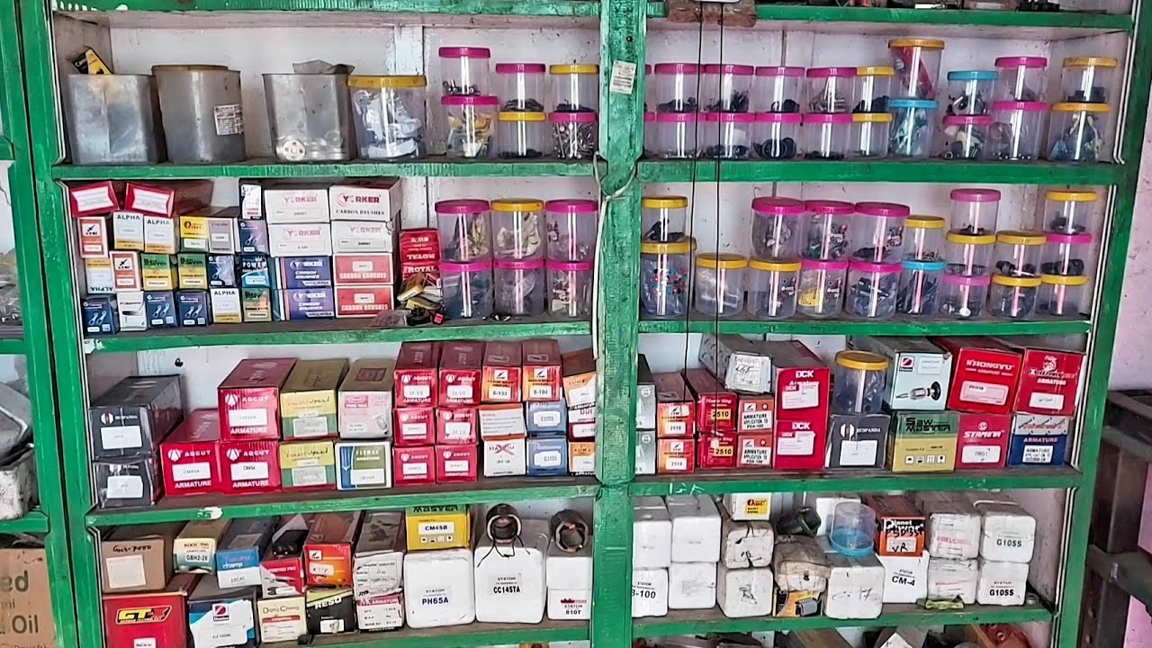 Power tools Machine Repair spare parts collection details video - YouTube