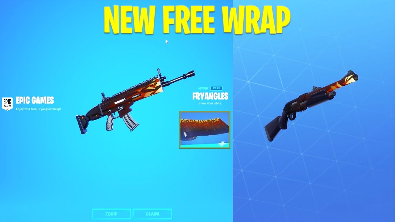 Unlocking the Free FRYANGLES Wrap in Fortnite Chapter 2 Season 2 - YouTube