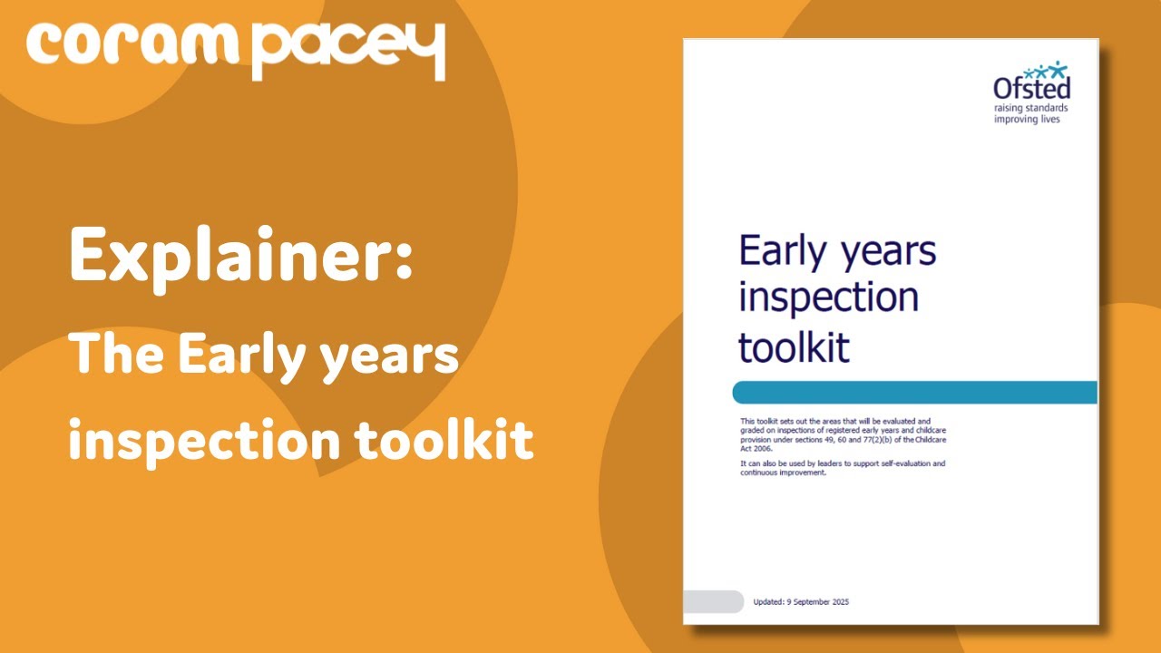 Explainer: The Early years inspection toolkit - YouTube