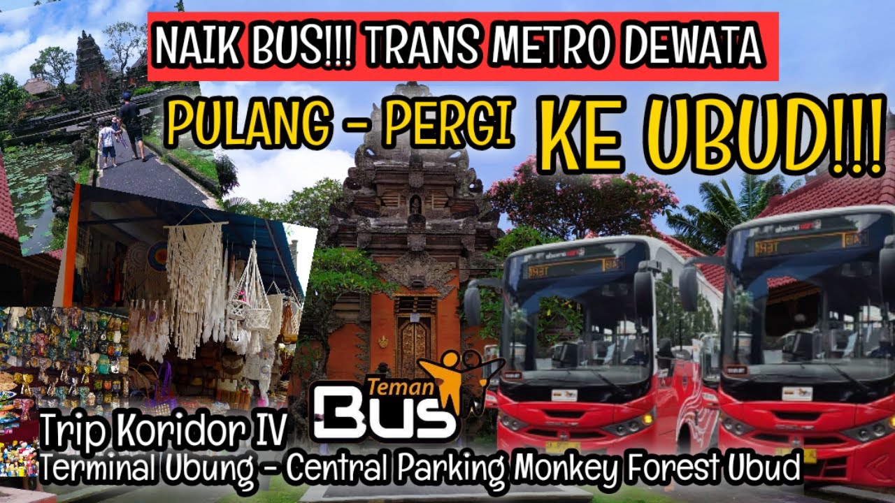 COBA NAIK Teman Bus/TRANS METRO DEWATA Ke UBUD | Puri Ubud - Pura ...