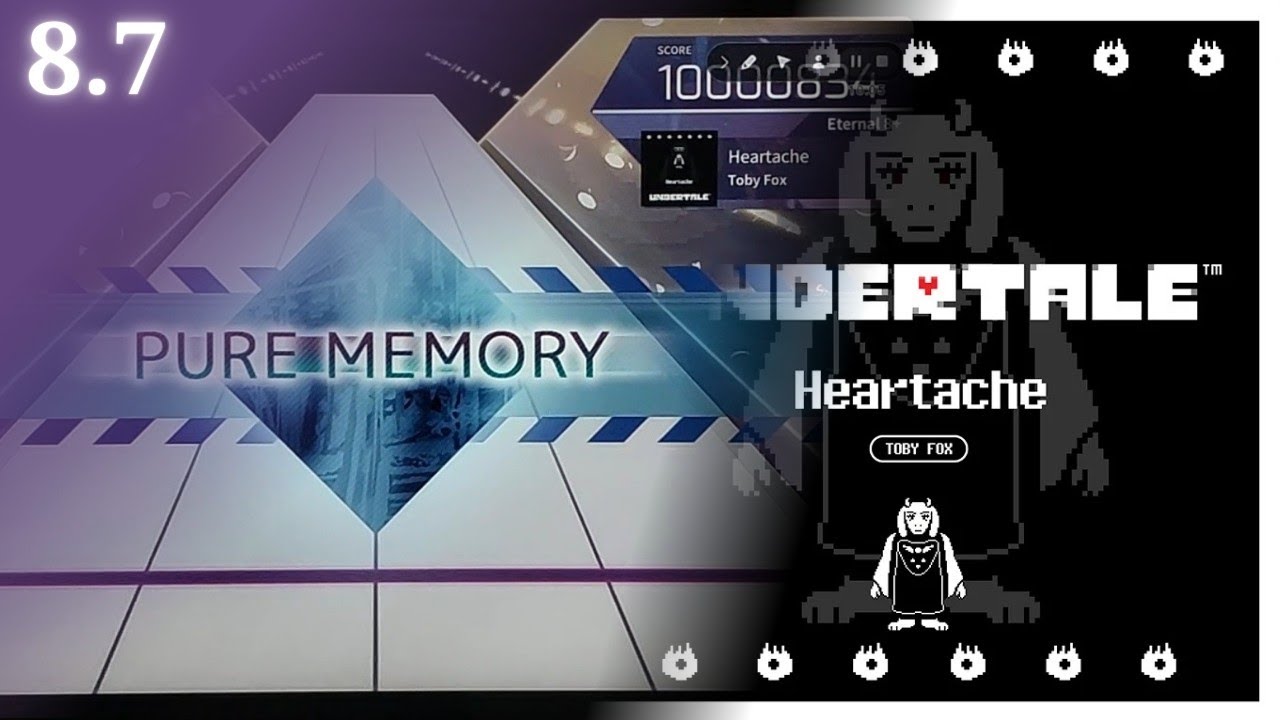 [Arcaea] Hearthache - Toby Fox (ETR 8+) Pure Memory - YouTube