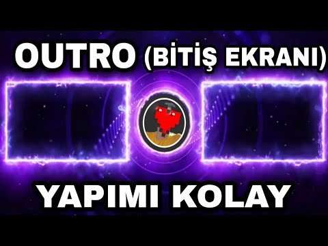 Cep Telefonundan YouTube için OUTRO (Bitiş Ekranı) Yapımı | Intro Maker Video Edit