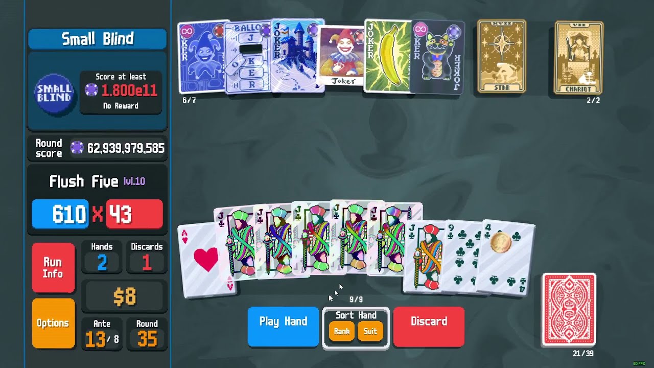 Balatro, Red Deck (Purple Stake) Win, Hitting E!!!!!!!!!!!!!!!!! - YouTube