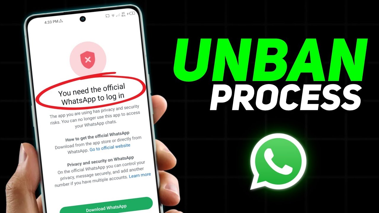 You need the official WhatsApp to log in Problem 2025 || How to Fix ...