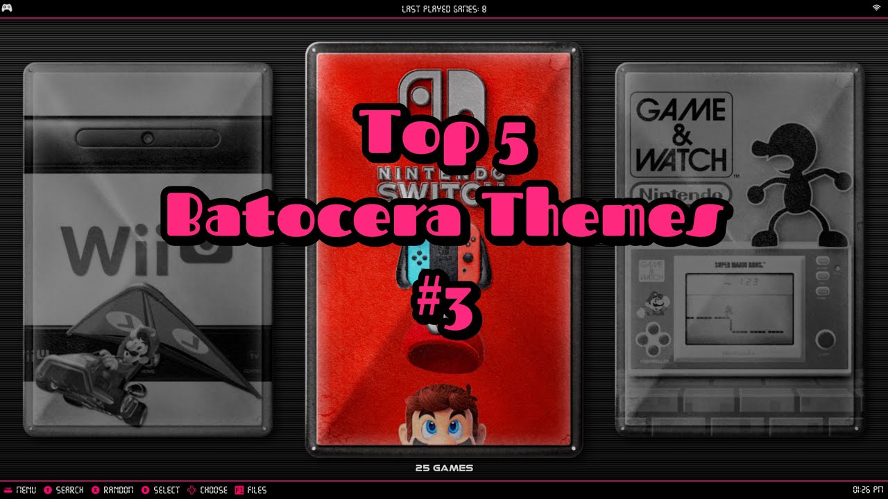 #3 Top 5 Batocera Themes “Hexa” - YouTube