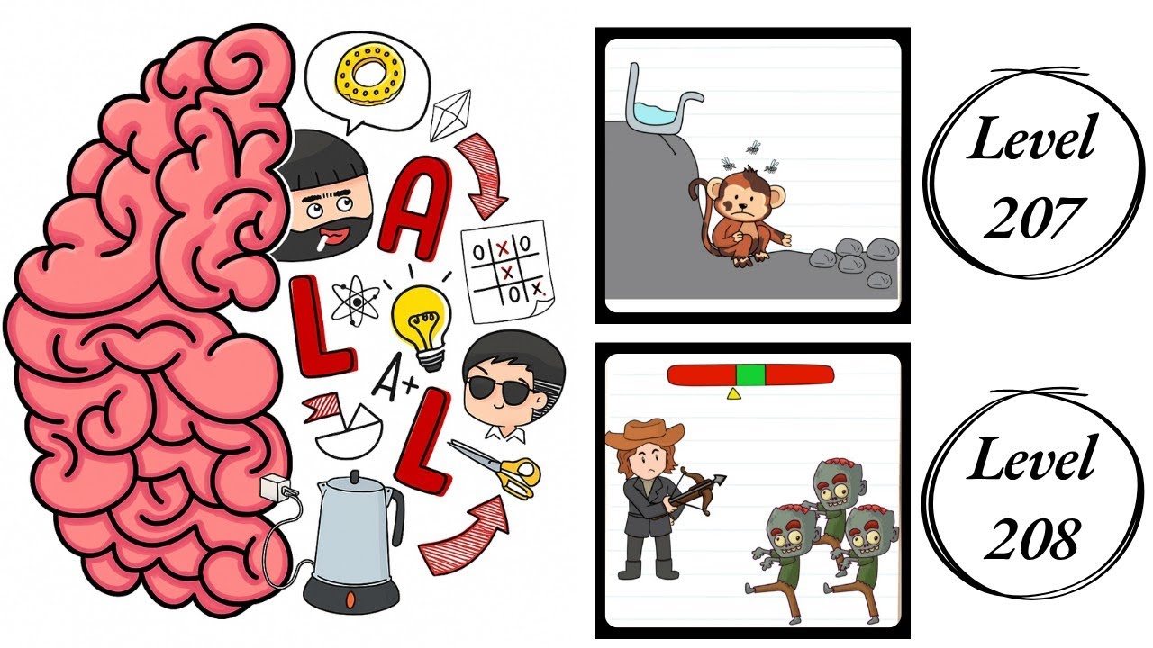 Brain Test All Star : Level 207 , 208 – How to Solve? (Walkthrough ...