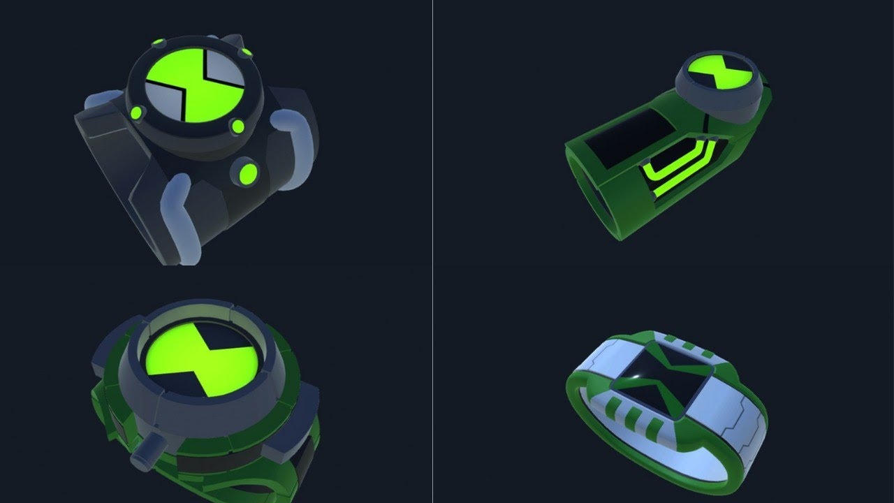 TODOS OS OMNITRIX NO OMNI-WATCH 3D (PARTE 1) - YouTube