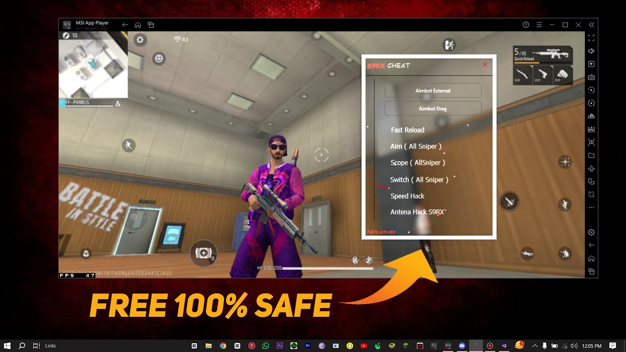 FREE PANEL AIMBOT and sniper scope🎯 - 100% ANTIBAN | PC PANEL| FOR ALL ...