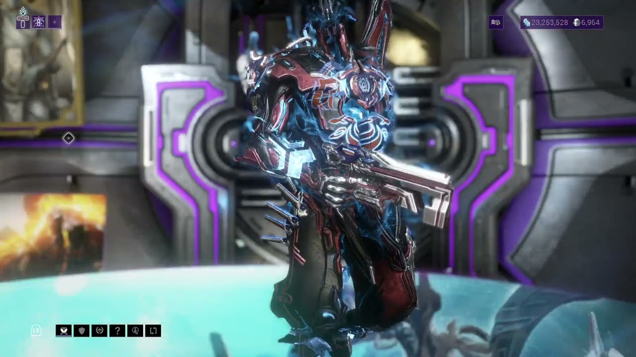 Leveling Caliban new sentient warframe - YouTube