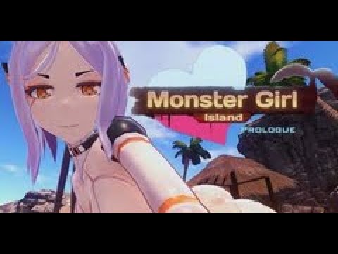 СТРИМ ПО  Monster Girl Island Demo 1 ОБЗОР ИГРЫ