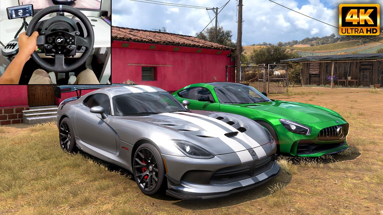 Dodge Viper ACR V10 & Mercedes-AMG GT R V8 | Forza Horizon 5 ...