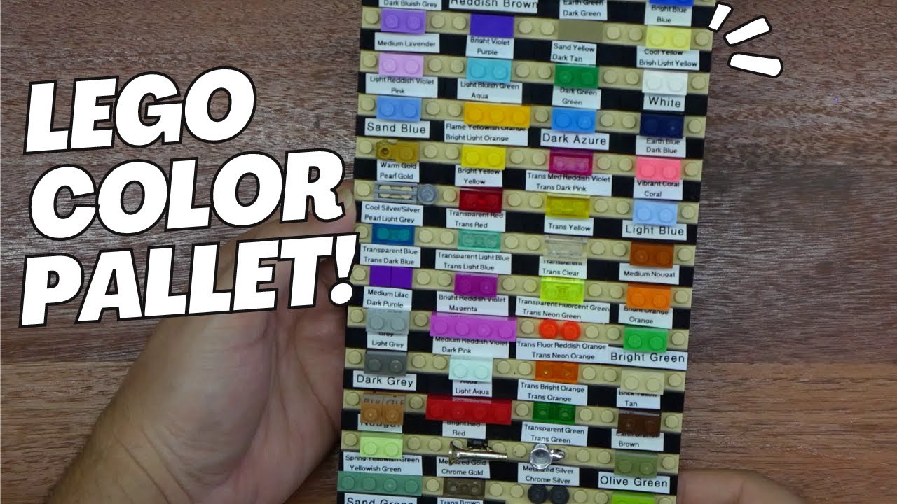 Making my own LEGO Color Pallet - YouTube