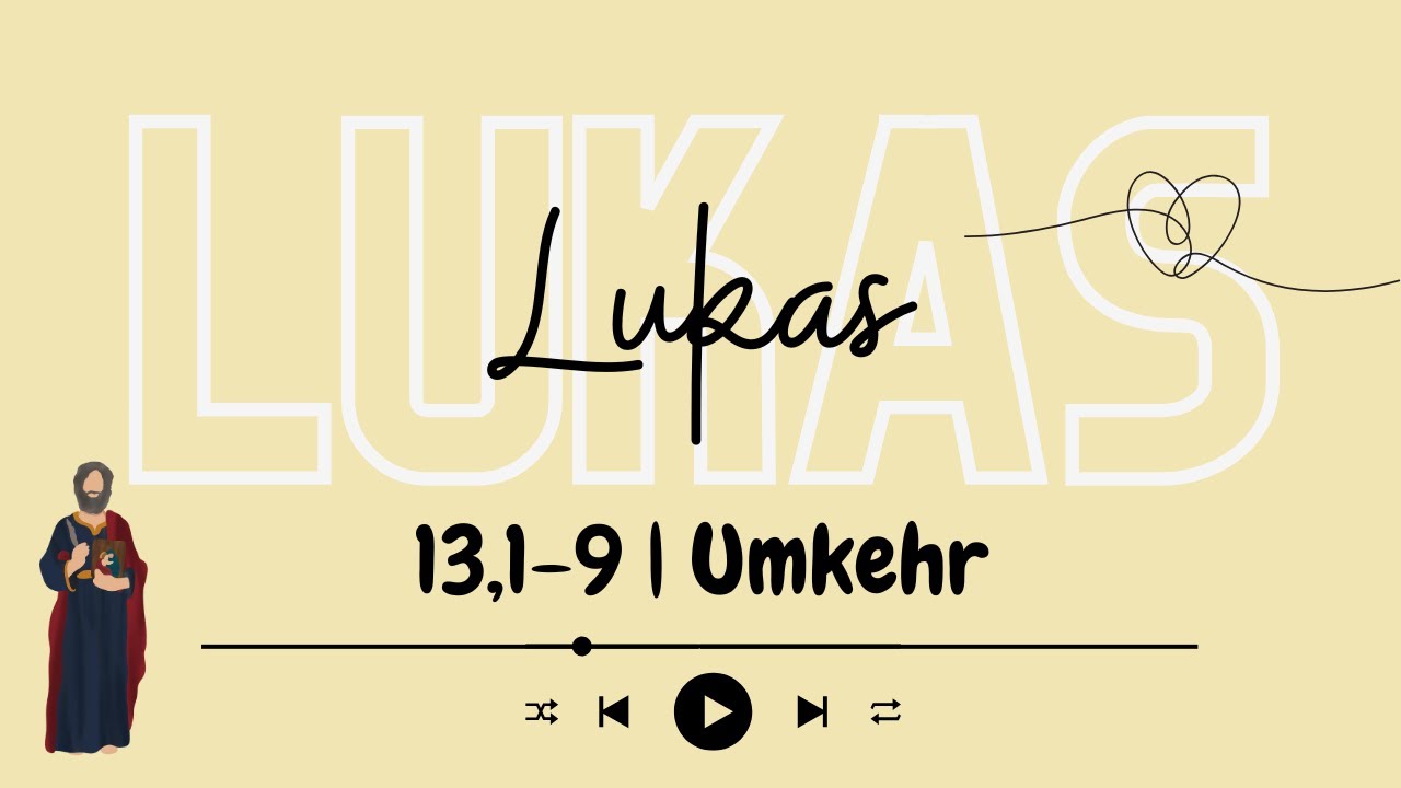 Lukas 13,1-9 | Seid beunruhigt: Jemand will euch helfen, die Kurve noch ...