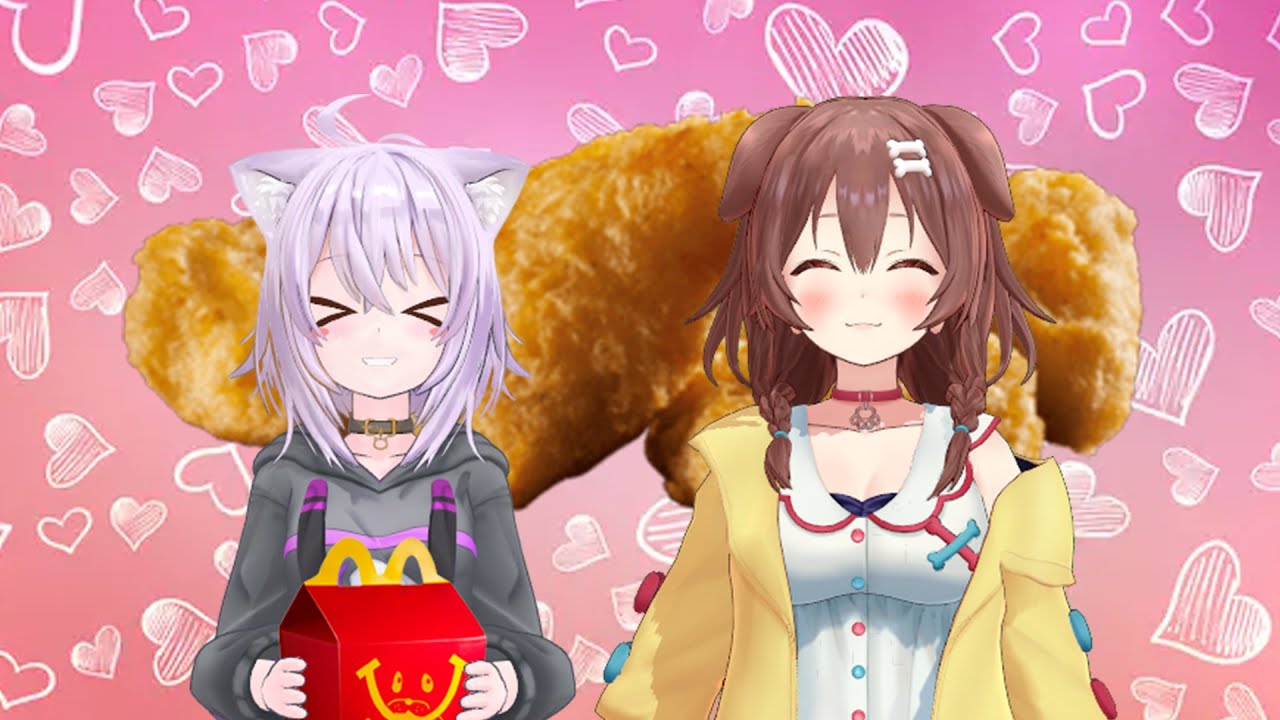April Fools | Korone and Okayu go on a McFabulous Date [OkaKoro] - YouTube