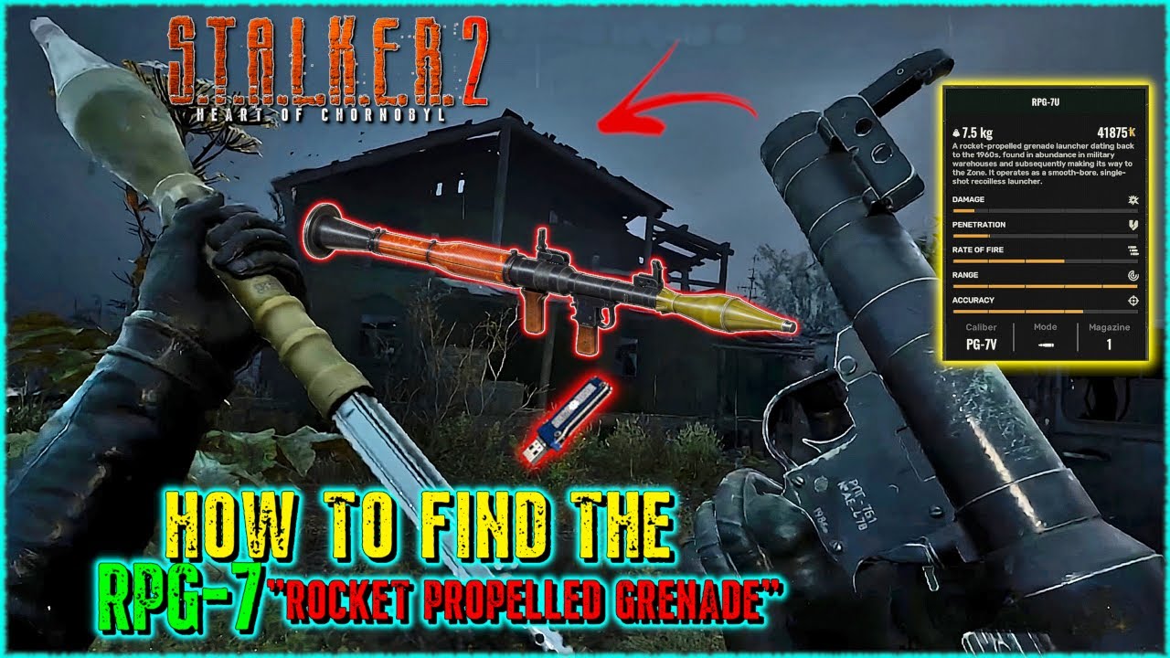 RPG-7 & Blueprint Location | Swamps | S.T.A.L.K.E.R. 2: Heart of ...