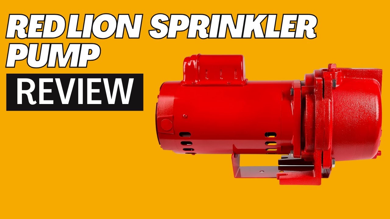 Red Lion Sprinkler Pump Review - YouTube