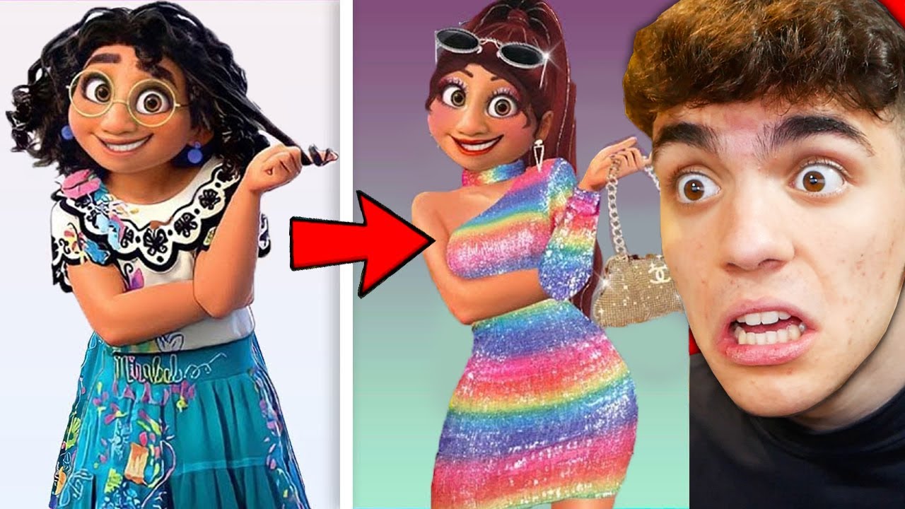 Personaggi Di Encanto Trasformati In Sexy 😨😘 Trasformazioni Assurde