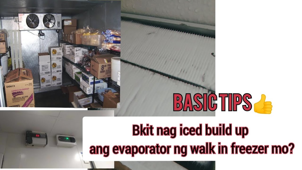 WALK IN FREEZER ICED BUILD UP COMMON PROBLEM,BASIC REPAIR #tutorial # ...