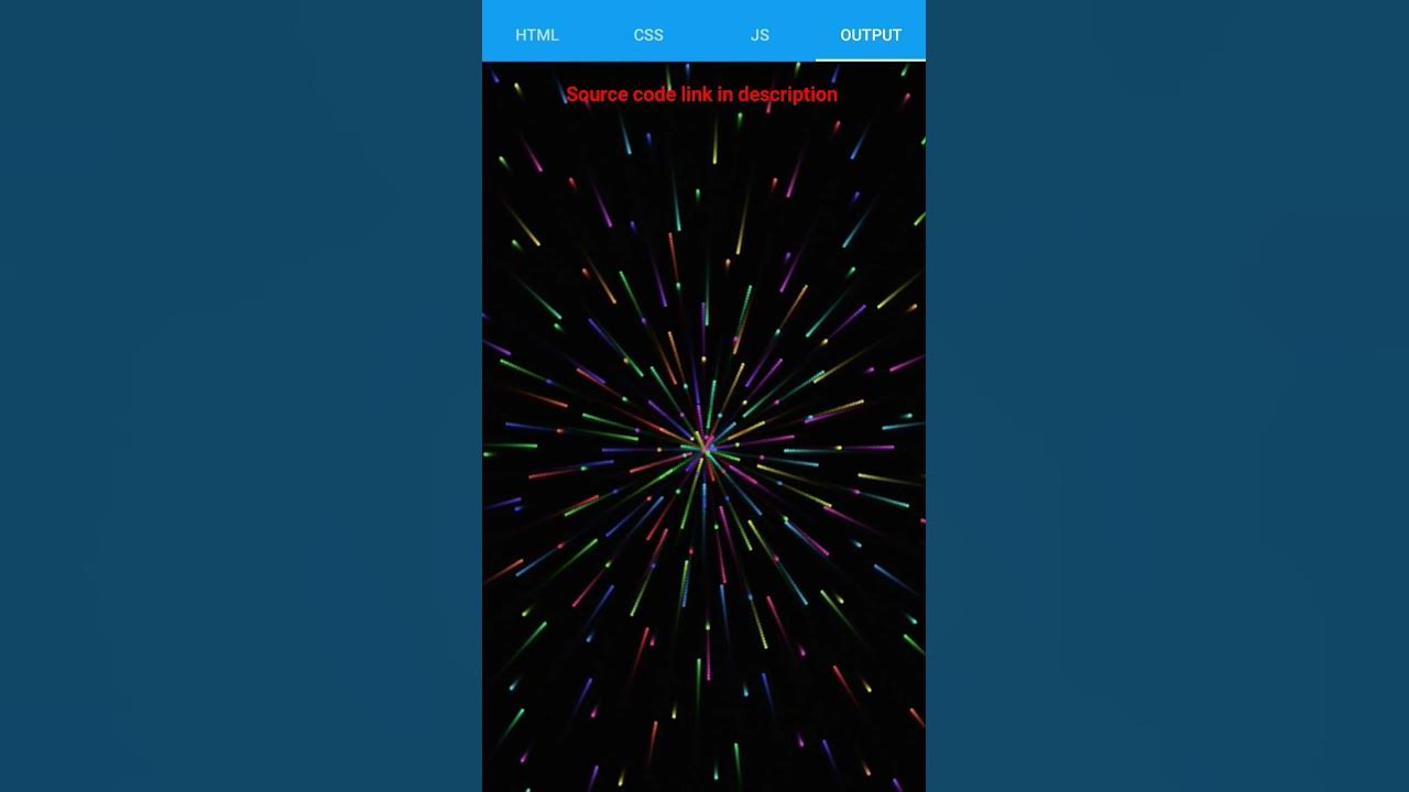 Created A New Year Animation Using Html Css And Javascript Newyear2024 Coding Shorts Viral 