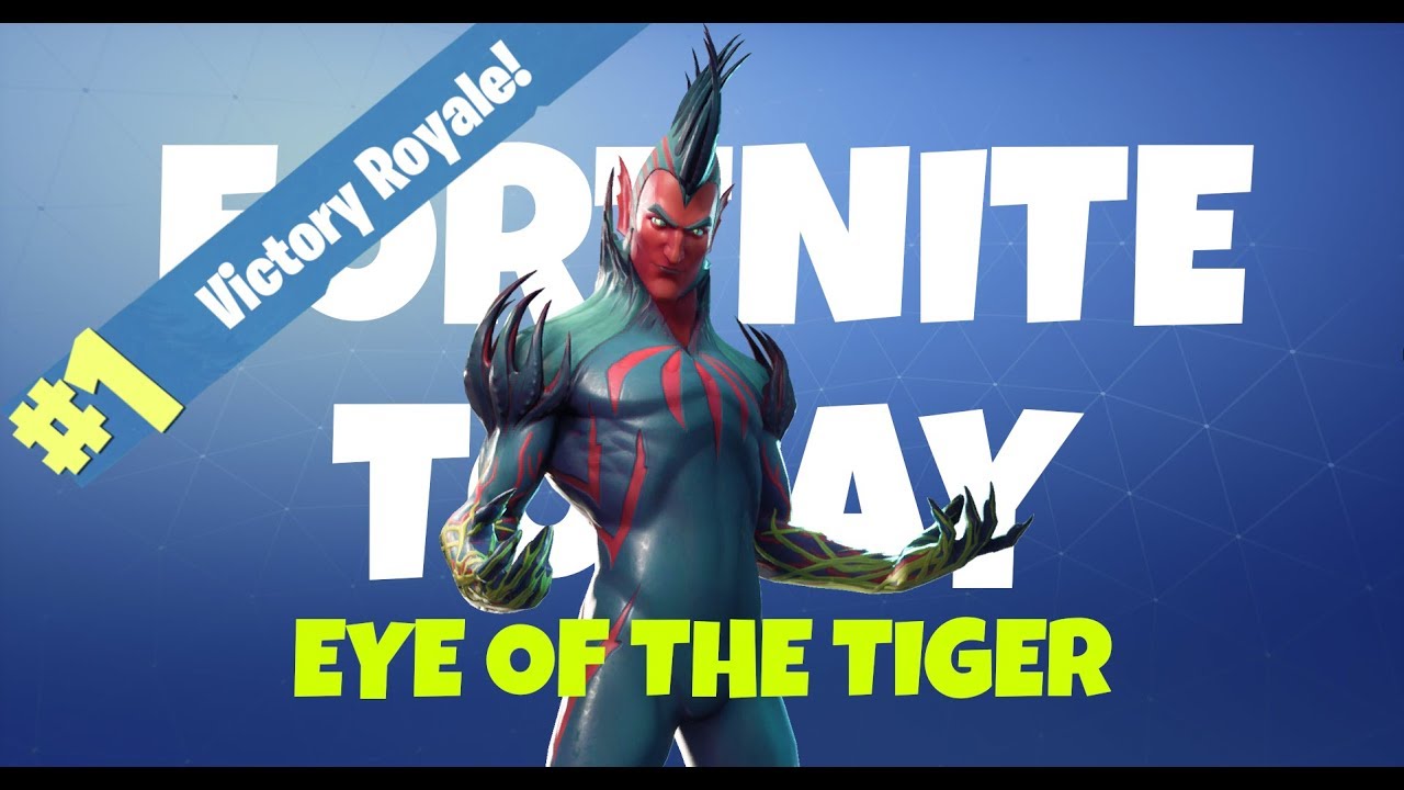 Fortnite Today | Victory Royale - Eye of the Tiger (Fly Trap Skin ...