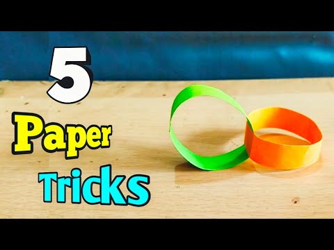 5 Awesome Paper Tricks || Science Experiment with Paper. - YouTube