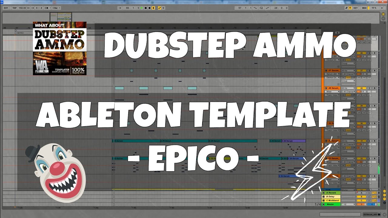 Dubstep AMMO [Ableton Template 5 - EPICo] - Try FREE Demo! - YouTube