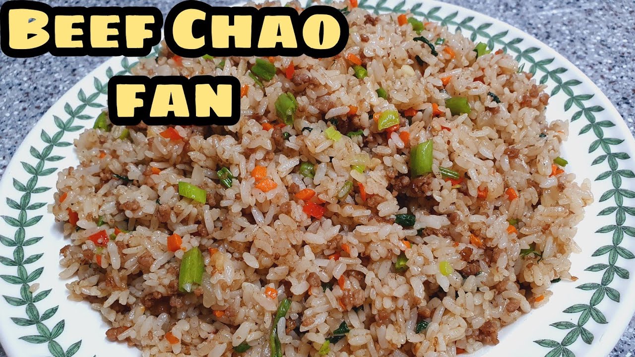 BEEF FRIED RICE| QUICK RECIPE THAT'S FULL OF FLAVOUR| BEEF CHAO FAN BY ...