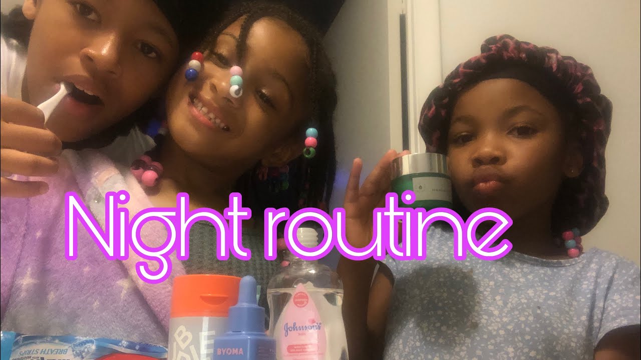 Night routine ft my sister💤 ️ - YouTube