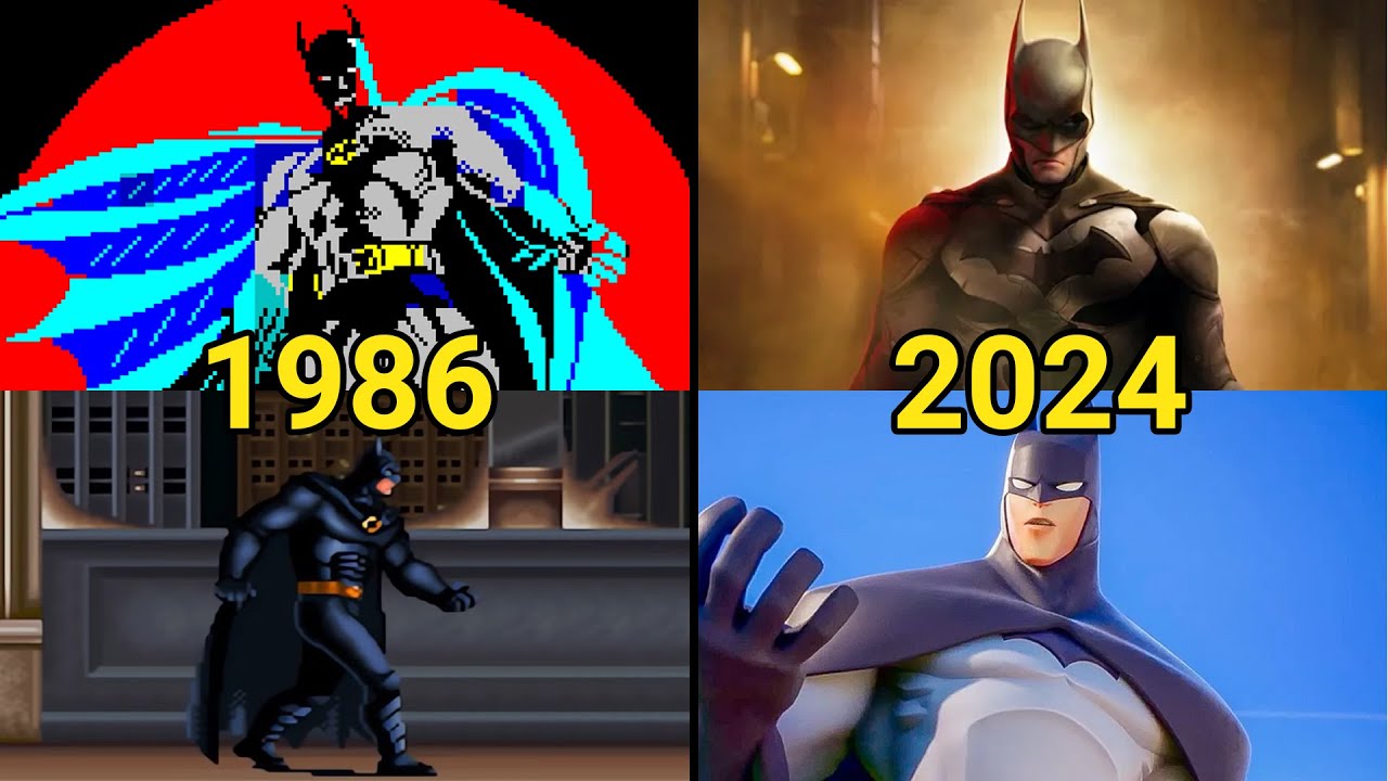 Evolution of Batman Games (1986-2024) - YouTube
