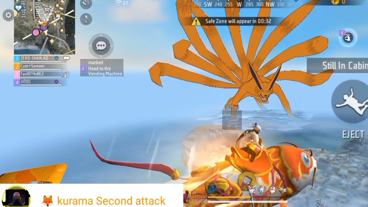 🦊 kurama all attack bhimaskti destroyed 🔥#freefire #trending #🦊kurama # ...