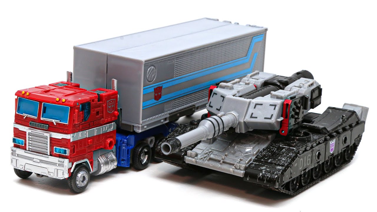 Transformers WFC Earthrise Megatron Optimus Prime Truck Tank Vehicle ...