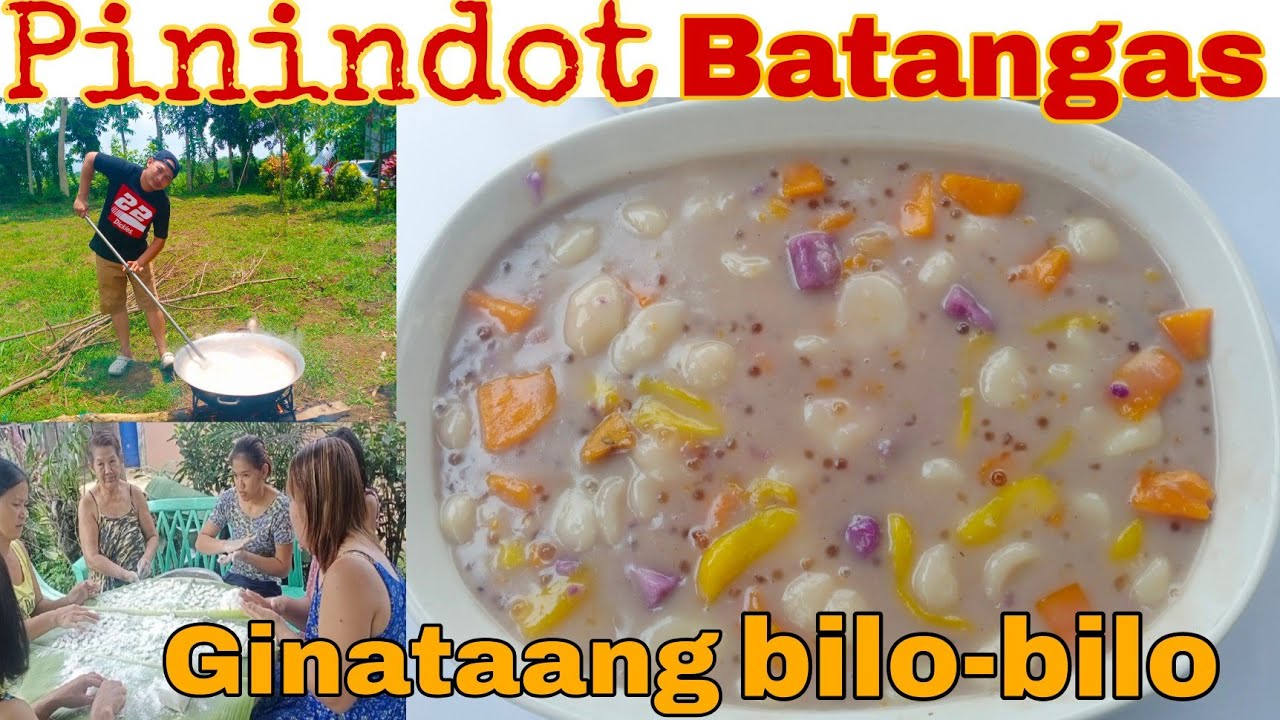 OUTDOOR COOKING | PININDOT BATANGAS | GINATAANG BILO-BILO | SIKAT NA ...