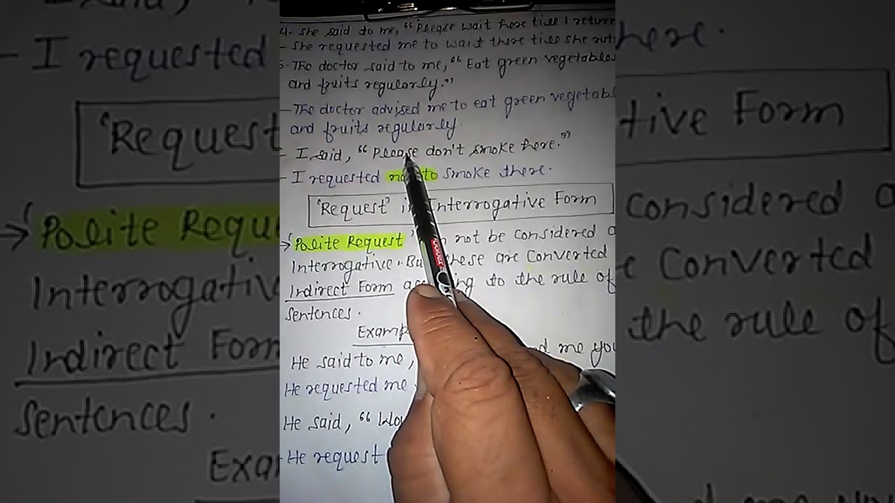 Direct To Indirect Imperative Sentences Part 5 YouTube direct-to-indirect-imperative-sentences-part-5-youtube