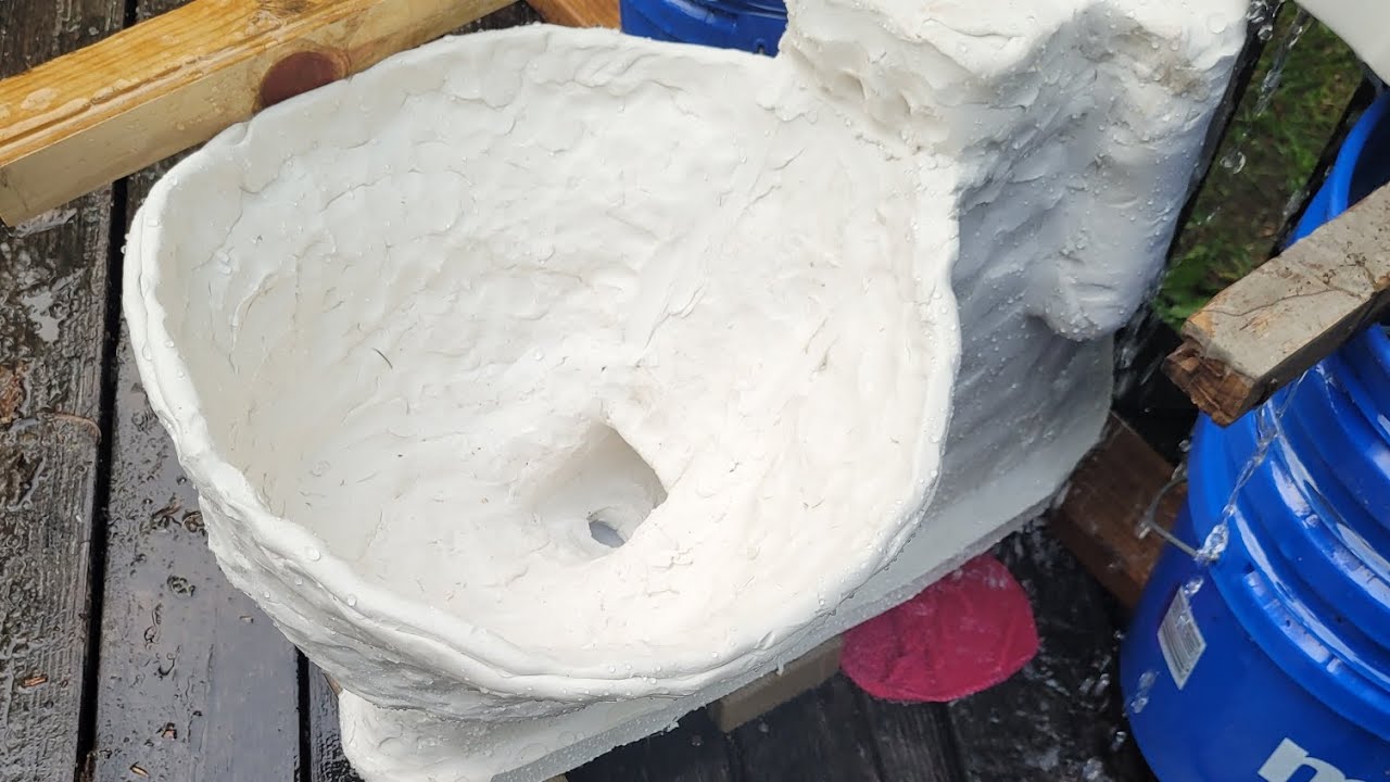 New life size clay toilet - YouTube