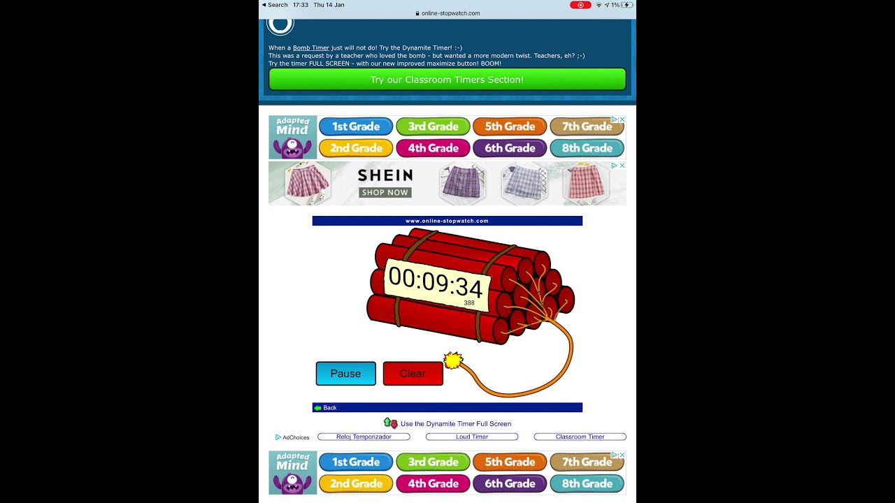 20 Minute Bomb Timer, Explode at the end - YouTube