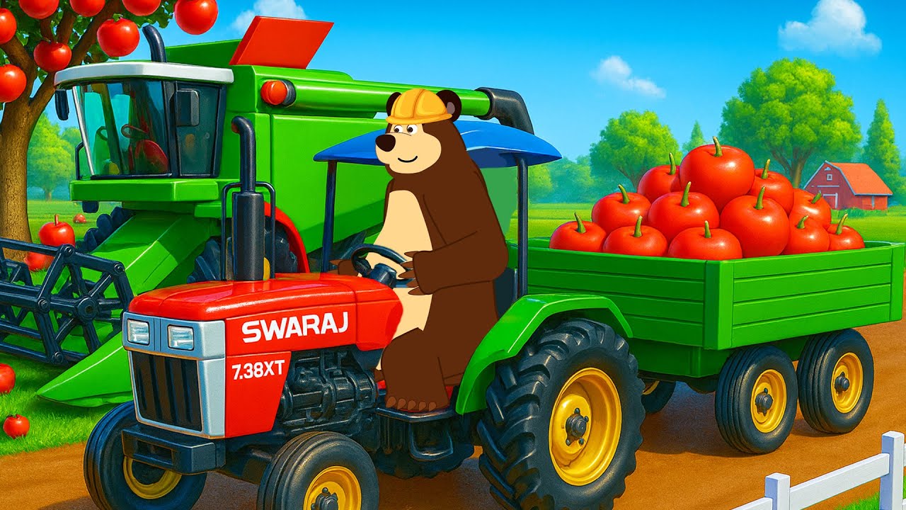 Farmer HardWorking 🚜🌳 | Planting Orange Trees & Harvesting Fruits ...
