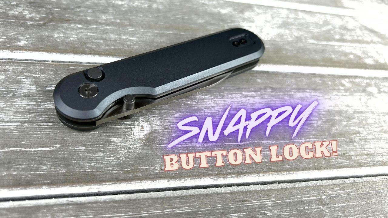 Snappy aluminum button lock from Fintiso - YouTube