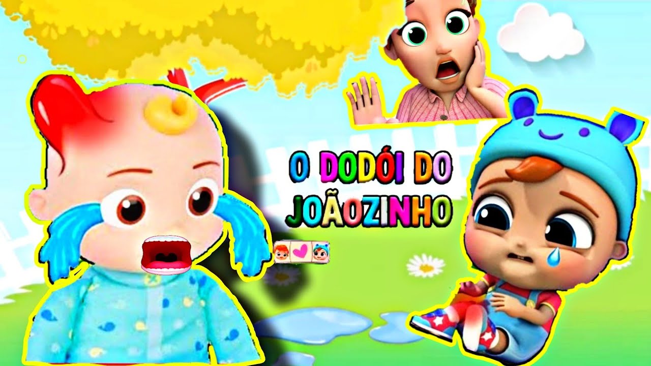 Joãozinho e Jj Doll / Boo Boo song Cocomelon and Little Angel / Nursery ...