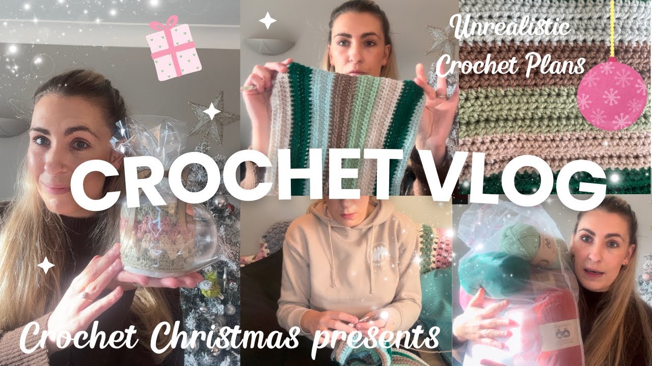 CROCHET VLOG 🫶🏻 Week full of crocheting! Unrealistic crochet goals, and ...
