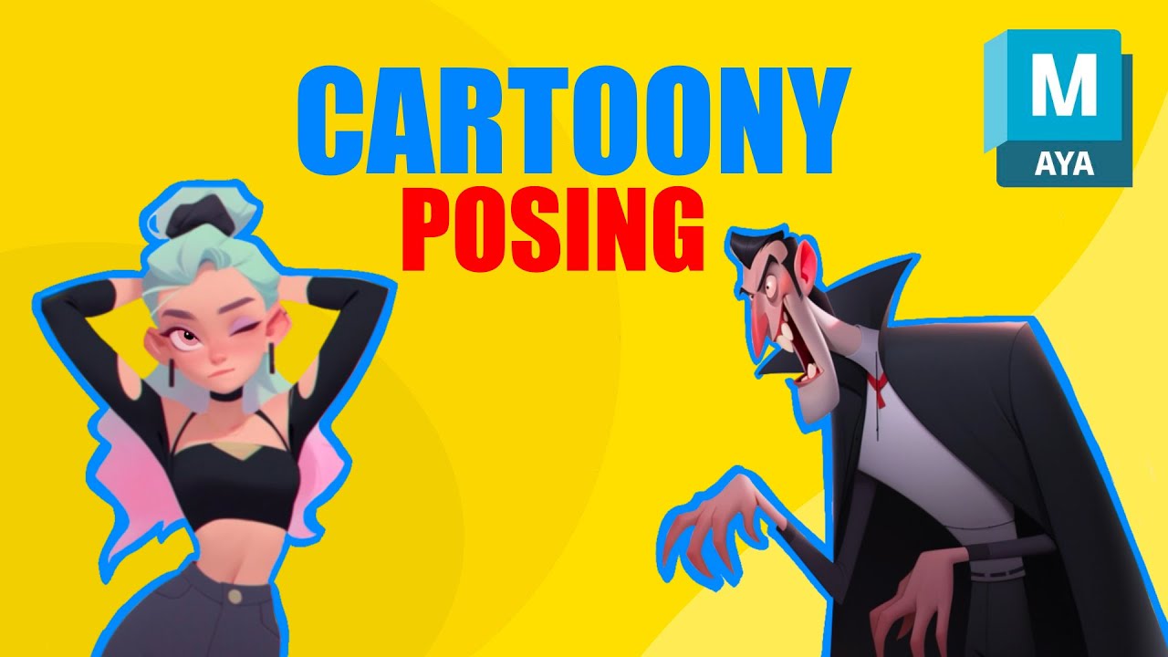 Cartoony Posing part 1 - YouTube