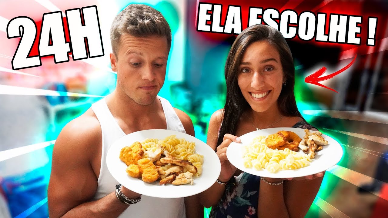 24H A COMER O MESMO QUE A NAMORADA !!! #Férias2019 - YouTube