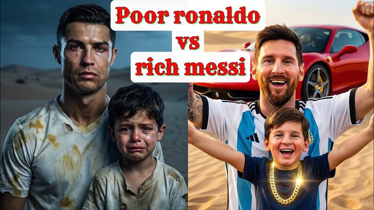 Cristiano Ronaldo was mocked by Lionel Messi but His kindness made them ...