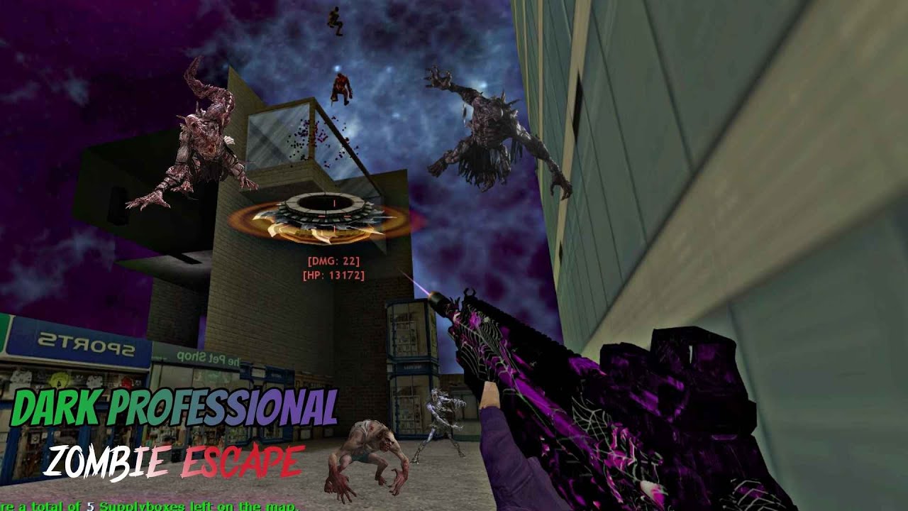 Counter-Strike: Zombie escape mod-ze_destruccion_b4 on Dark ...