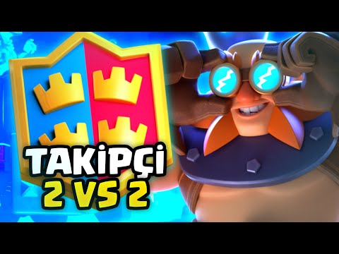 Takipçilerle 2vs2 🥳 Clash Royale